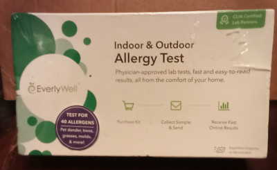 EverlyWell Indoor & Outdoor Allergy Test For 40 Allergens CLIA ...