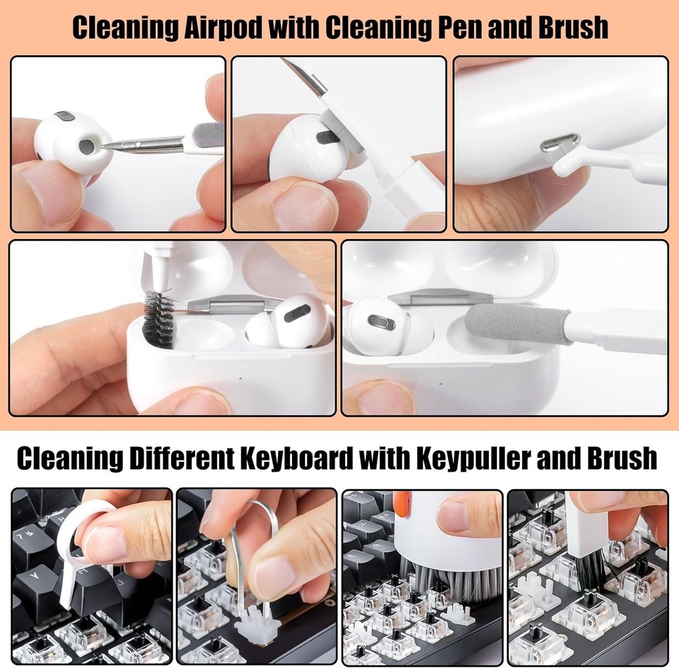 20-in-1 Laptop Keyboard Cleaner Kit Electronic Device Clean Tool Set ...