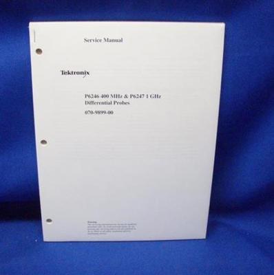 Tektronix P6246 P6247 Diff. Probes SERVICE Manual | eBay