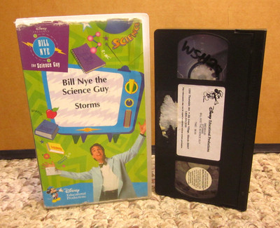 BILL NYE Disney Science VHS tropical habitats Storms classroom edn kids ...