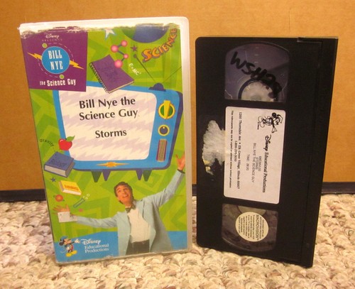 BILL NYE Disney Science VHS tropical habitats Storms classroom edn kids ...