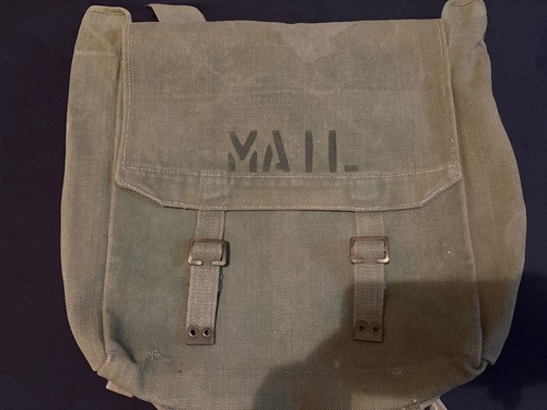 Vtg WW II 2 British Army Mail Backpack Canvas Rucksack Bag | eBay