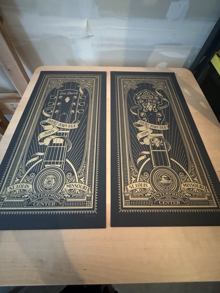 Eric church St. Louis Poster Set. | eBay