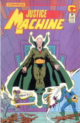 JUSTICE MACHINE #29, NM-, Elementals, Comico, 1987 1989 more in store ...