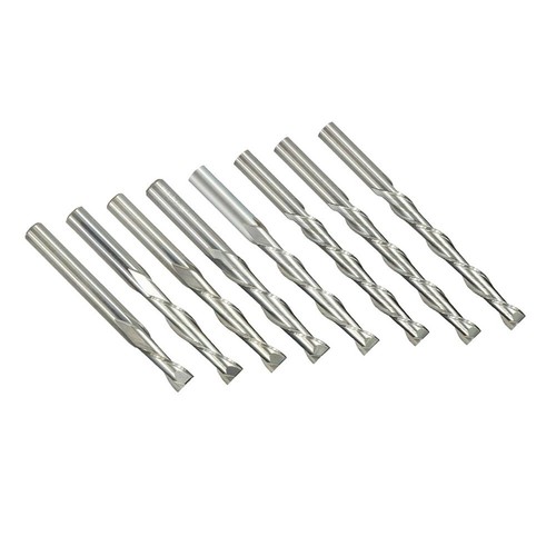 Premium Quality 6mm Shank 2 Flute Flat End Mill for Hardwood Engraving ...