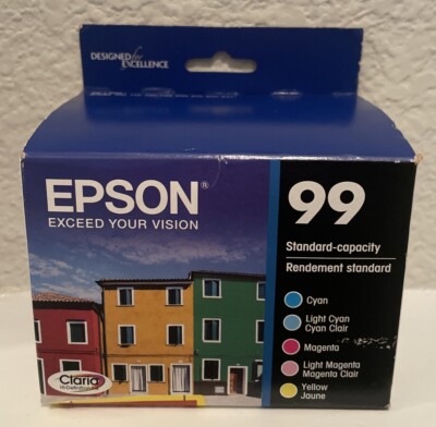 ESPSON - 99 Std. Color Ink Combo - 5 pack - Brand New Sealed ...