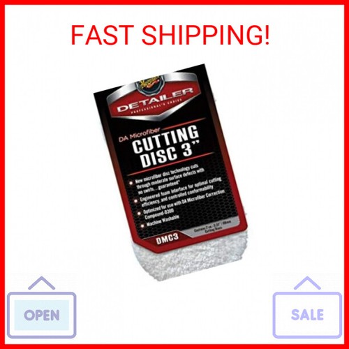 Meguiar's DMC3 DA 3" Microfiber Cutting Disc, 2 Pack | eBay