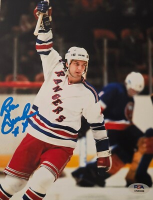 Ron Greschner autographed signed 8x10 photo NHL New York Rangers PSA ...