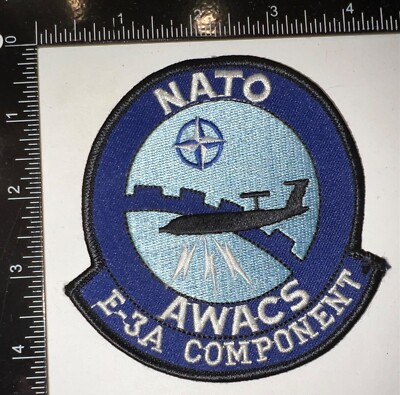 Cold War USAF US Air Force NATO AWACS E-3A Component Patch | eBay