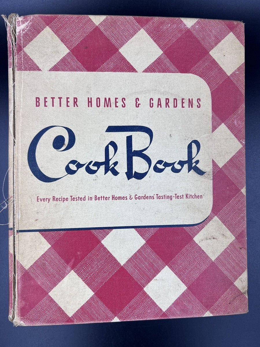 Better Homes And Gardens Cookbook 1940s
