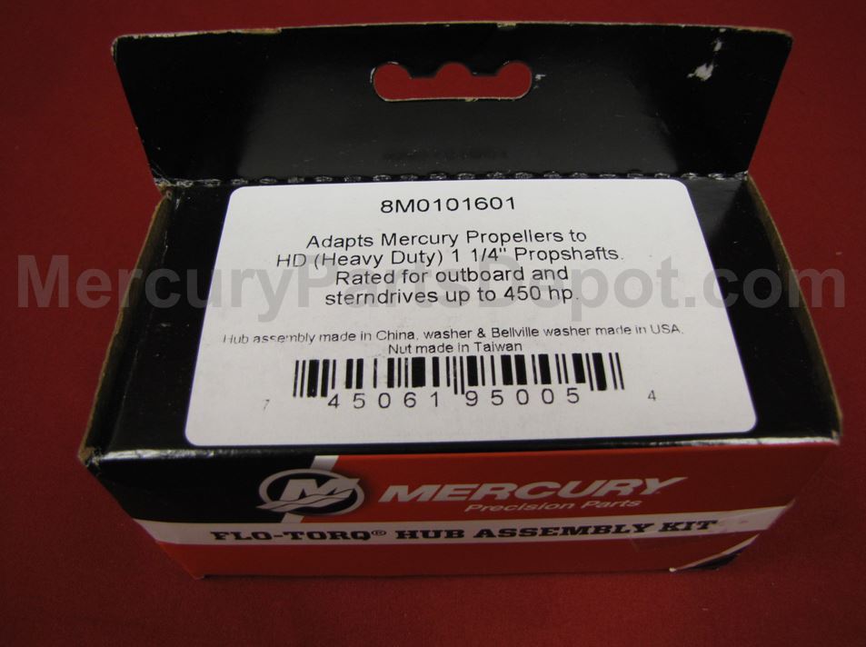 Mercury/ Mercruiser Flo-Torq SSR HD Hub Kit Assembly 8M0101601(3) - New ...