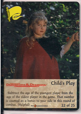 Spellfire 1996 Birthright Ultra Rare UR Chase 22/25 Child's Play M/NM ...