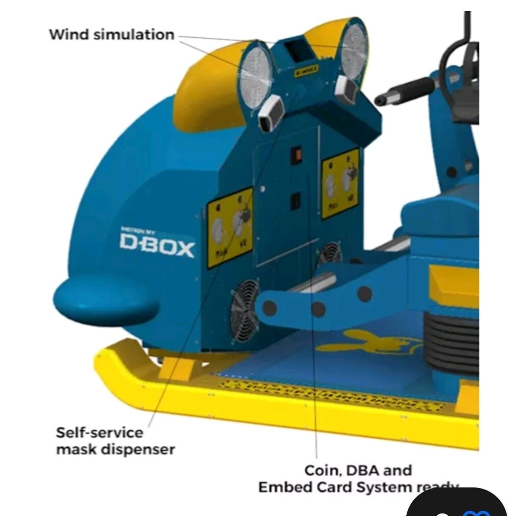 LAI Games Virtual Rabbids Big Ride VR Arcade Motion Ride Game ...