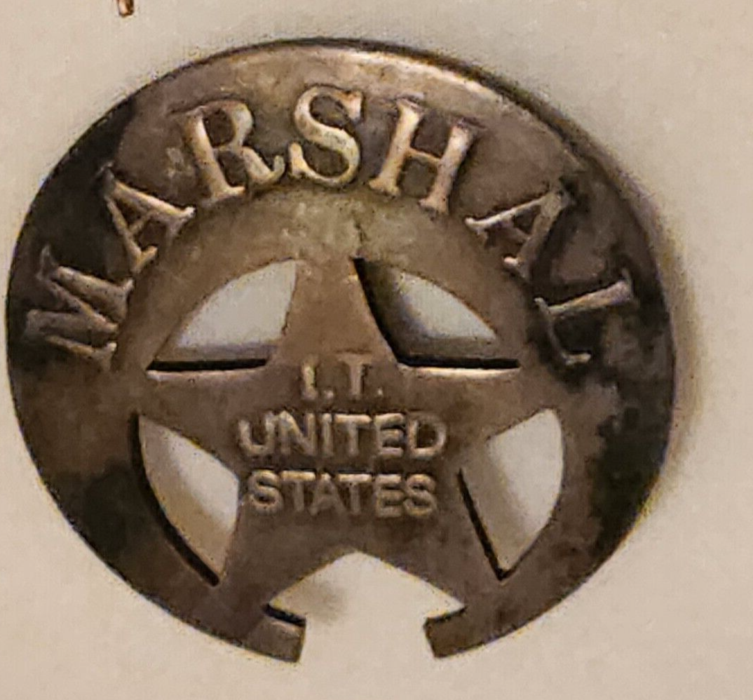 United States Marshal Badge - Wild West - FREE American Flag Hat Pin | eBay
