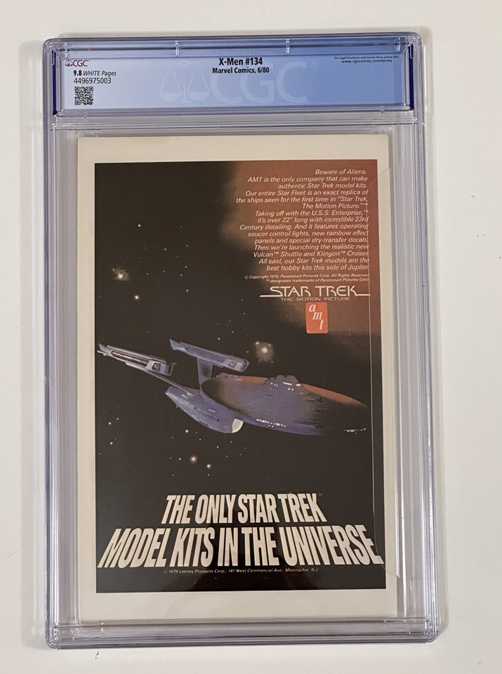 X-men #134 White Pages CGC 9.8 Marvel Comics 1980 Dark Phoenix Is Born🔥 ...