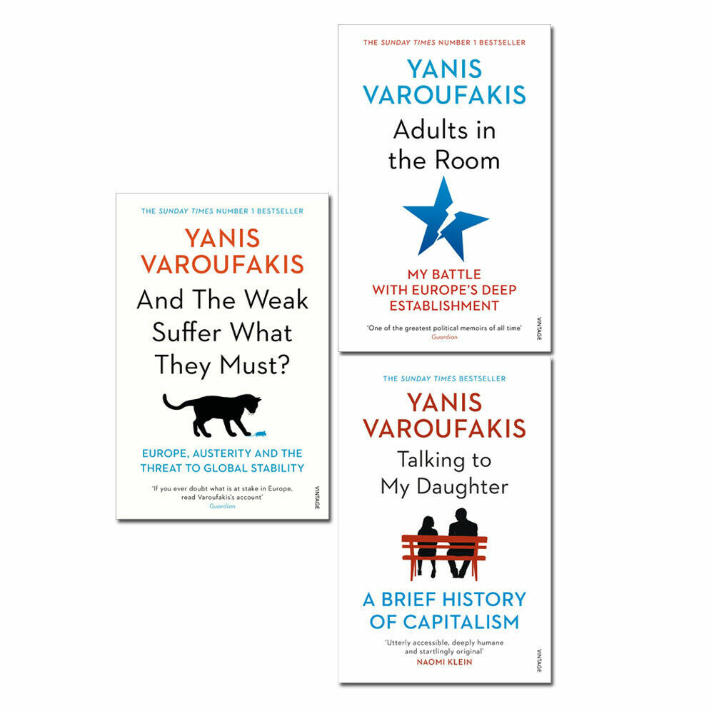 Yanis Varoufakis 3 Book Collection Set Adults In The Room Talking to My ...