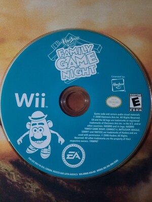 Hasbro Family Game Night Disc Only (Nintendo Wii, 2008) 14633190892| eBay
