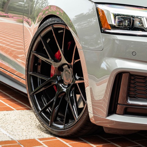 20" Blaque Diamond BD-F18 Black 20x9 Concave Forged Wheels Rims Fits ...