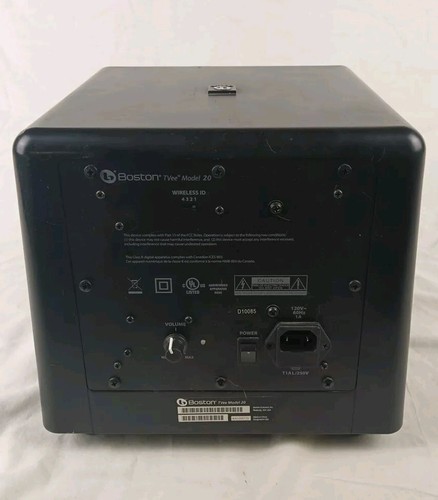 BOSTON TVee Model Two Powered Wireless Subwoofer No Power Cord Needs Re ...