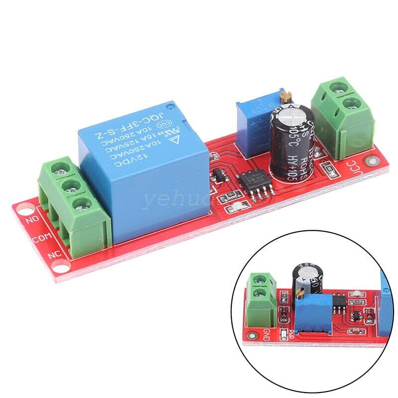 2X 12V DC Adjustable Timer Switch Module Time Delay Relay NE555 NEW | eBay