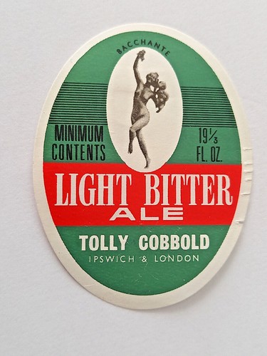 Tolly & Cobbold - Light Bitter Ale - 19 1/3 Fl oz - Vintage Beer Label ...