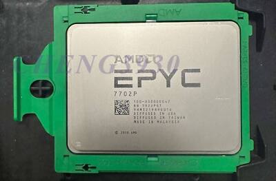 (No lock) AMD Rome EPYC 7702P 2.00GHz 64 core 256MB SP3 CPU processor ...