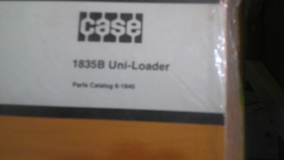 Case 1835B Uni-Loader Parts Catalog 8-1840 | eBay