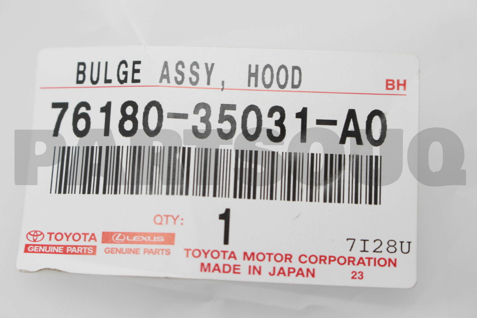 7618035031A0 Genuine Toyota BULGE, HOOD 76180-35031-A0 | eBay