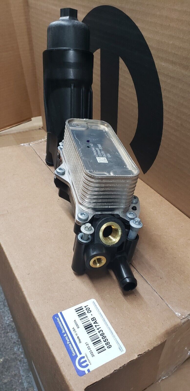 3.6L Mopar OEM Oil Cooler Filter Housing | 68596317AB | Genuine OEM ...