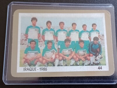 Card IRAQ ++ World Cup 1986 - Calendar 1990 PORTUGAL +++ SOCCER ...