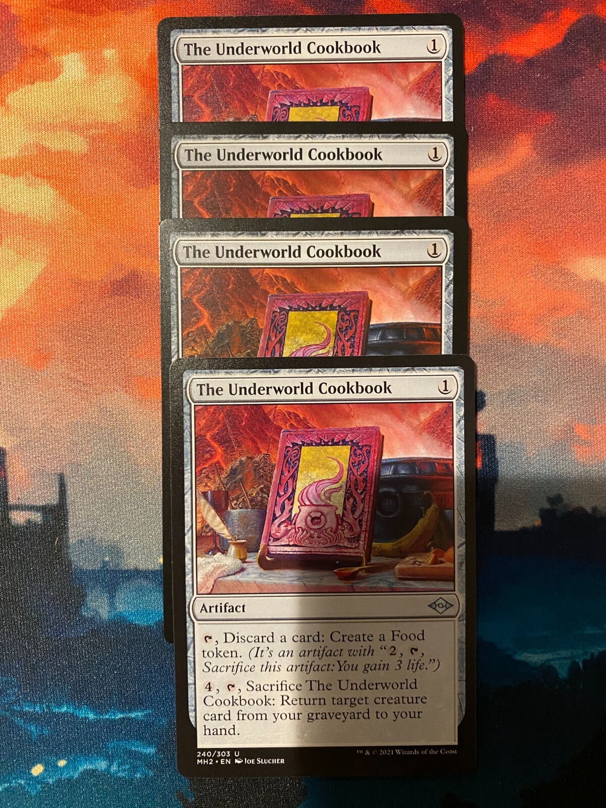 MTG Modern Horizons 2 The Underworld Cookbook x 4 | eBay