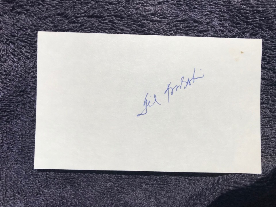 INDEX CARD 3X5 3 X 5 CUT AUTO AUTOGRAPH AUTOGRAPHED SIGNED U YOU PICK ...