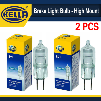 Hella 891 Brake Light Bulb High Mount 12V 8W G4 T3.25 D.O.T High ...