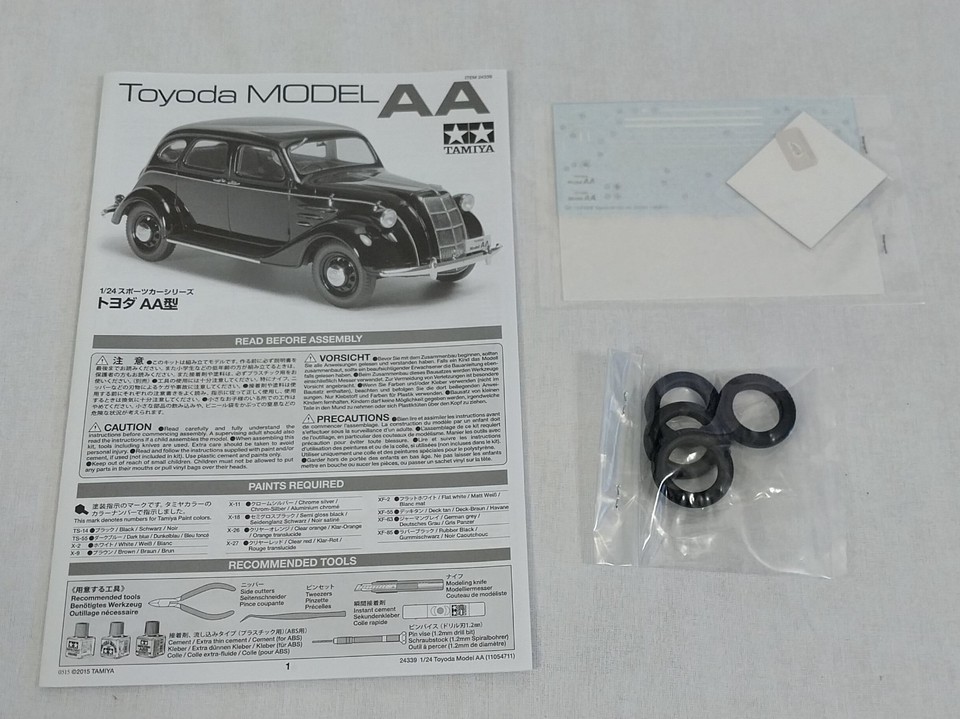 Tamiya 1:24 Toyoda Model AA - Toyota's Maiden Production Car Tamiya Kit ...