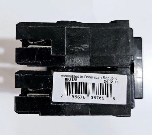 NEW Cutler Hammer Eaton BR2125 125 Amp 2 Pole Circuit Breaker Type BR ...