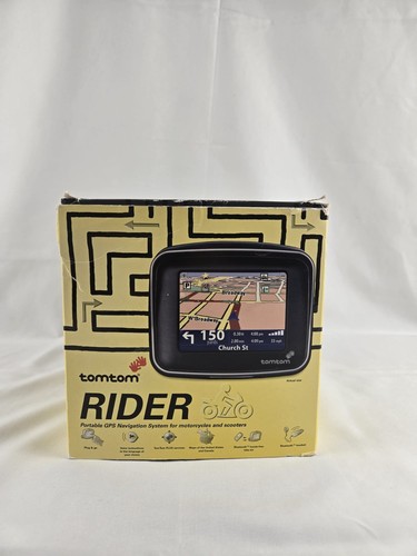 TomTom Rider Portable GPS Navigation System for Motorcycles and ...