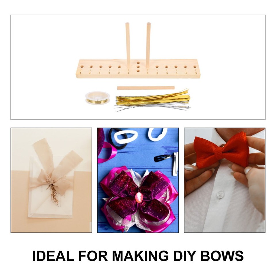 Bow Making Tool Man Child Ribbon Maker Craft for Wreaths Hair Kit | eBay UK