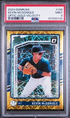 Kevin McGonigle Optic Gold Velocity #/10 PSA 9 TOP PROSPECT INVEST📈 | eBay