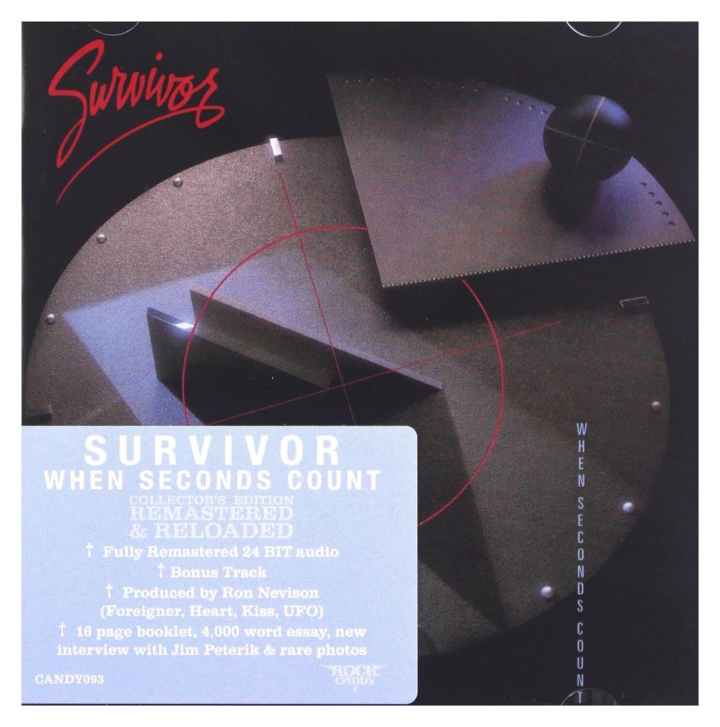 Survivor When Seconds Count Incl.Bonus Tr (CD) 827565057269 | eBay
