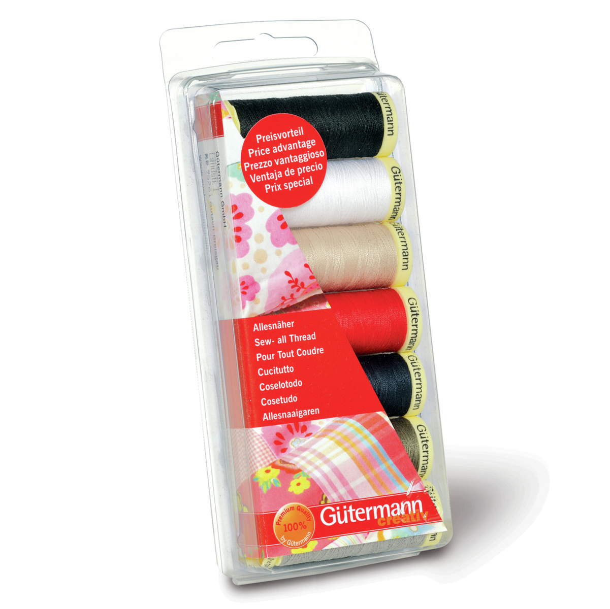 Gutermann Assorted 100m Sew-All Thread Set 4029394096723| eBay