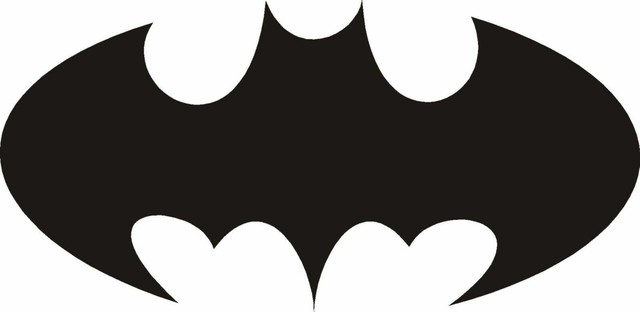 Classic Batmobile Batman 6" x 12.3" Set 2 GLOSS BLACK Vinyl DECAL Car ...