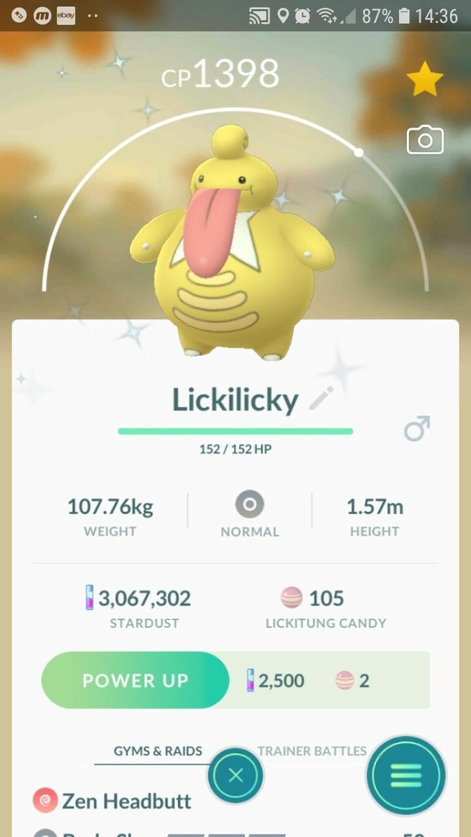 Lickitung Evolution Chart