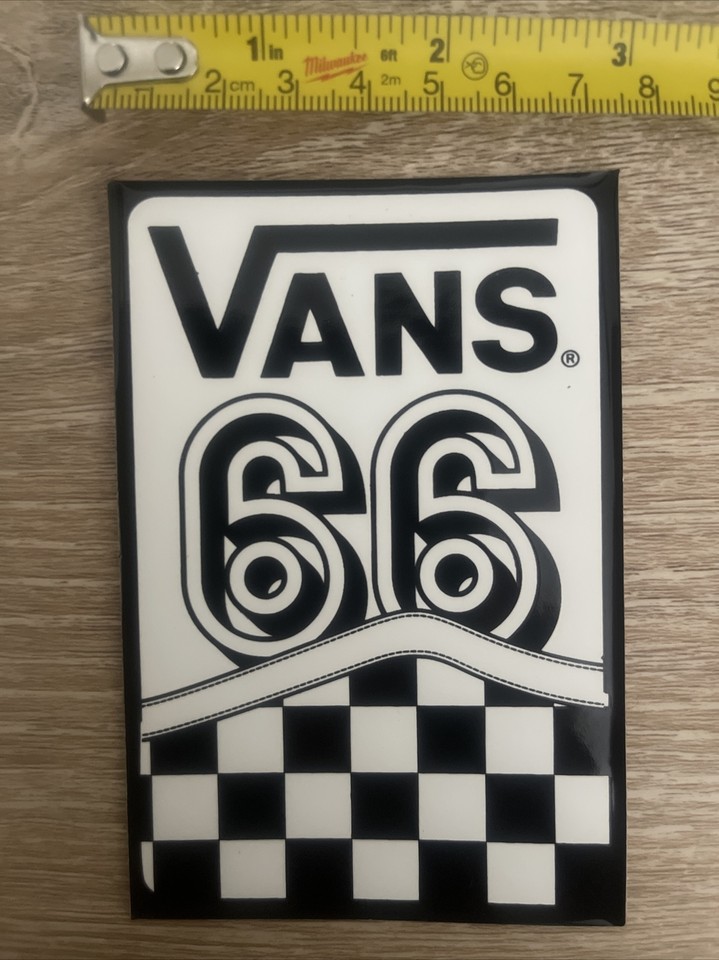 Vans 66 Checkers Skateboarding , Surfing Vinyl Decal / Sticker BK1 | eBay
