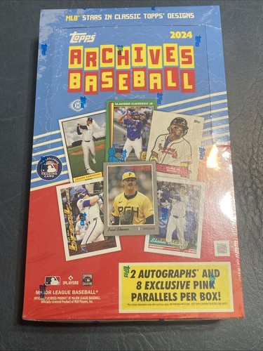 2024 Topps Archives Baseball Hobby Box 2 Autos Factory Sealed | eBay