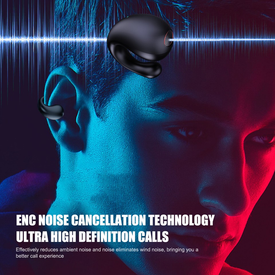 Bluetooth Earbuds Wireless Headphones Bone Conduction for iphone ...