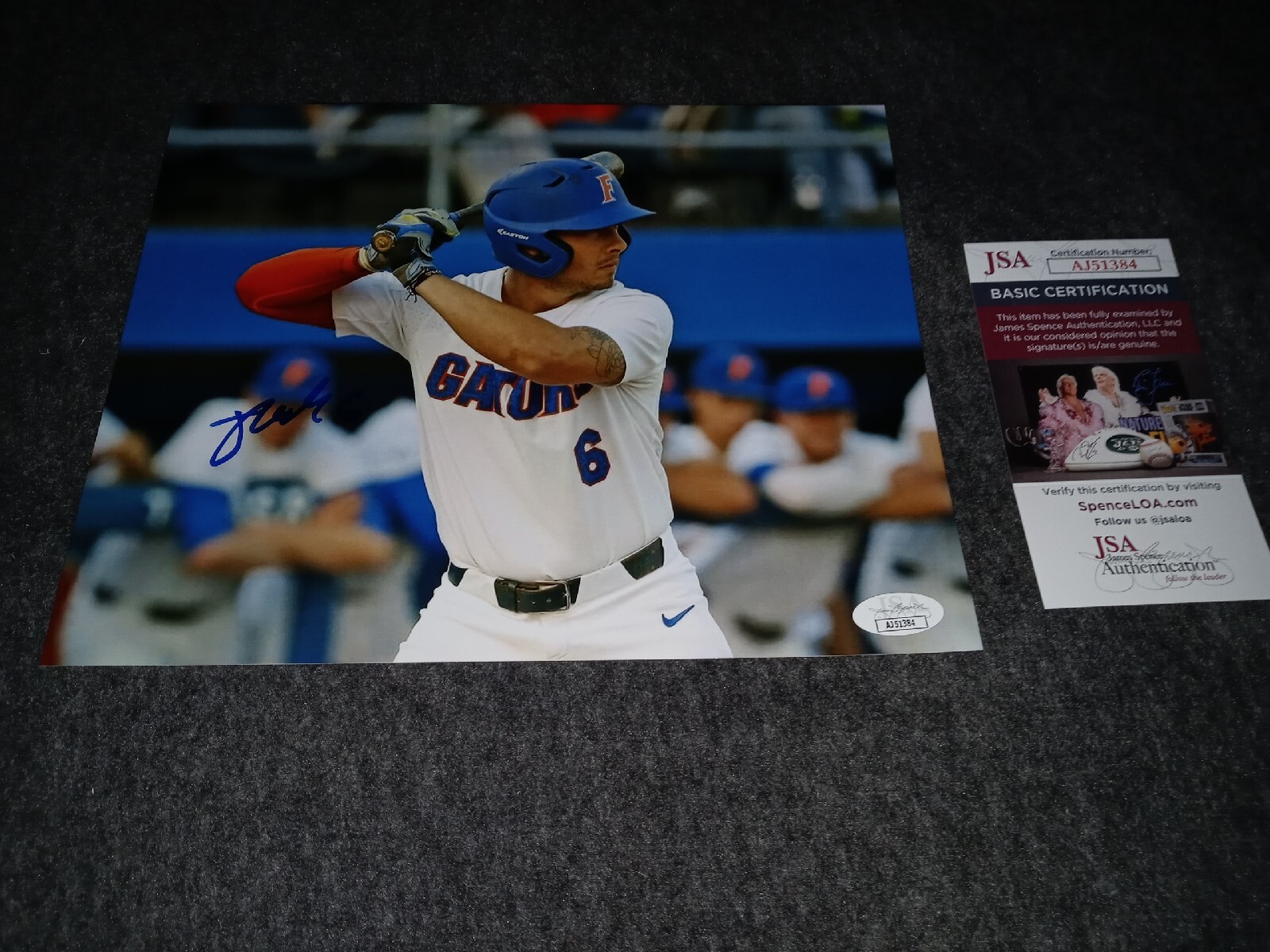 Jonathan India Signed 8x10 Jsa Cincinnati reds Florida Gators | eBay