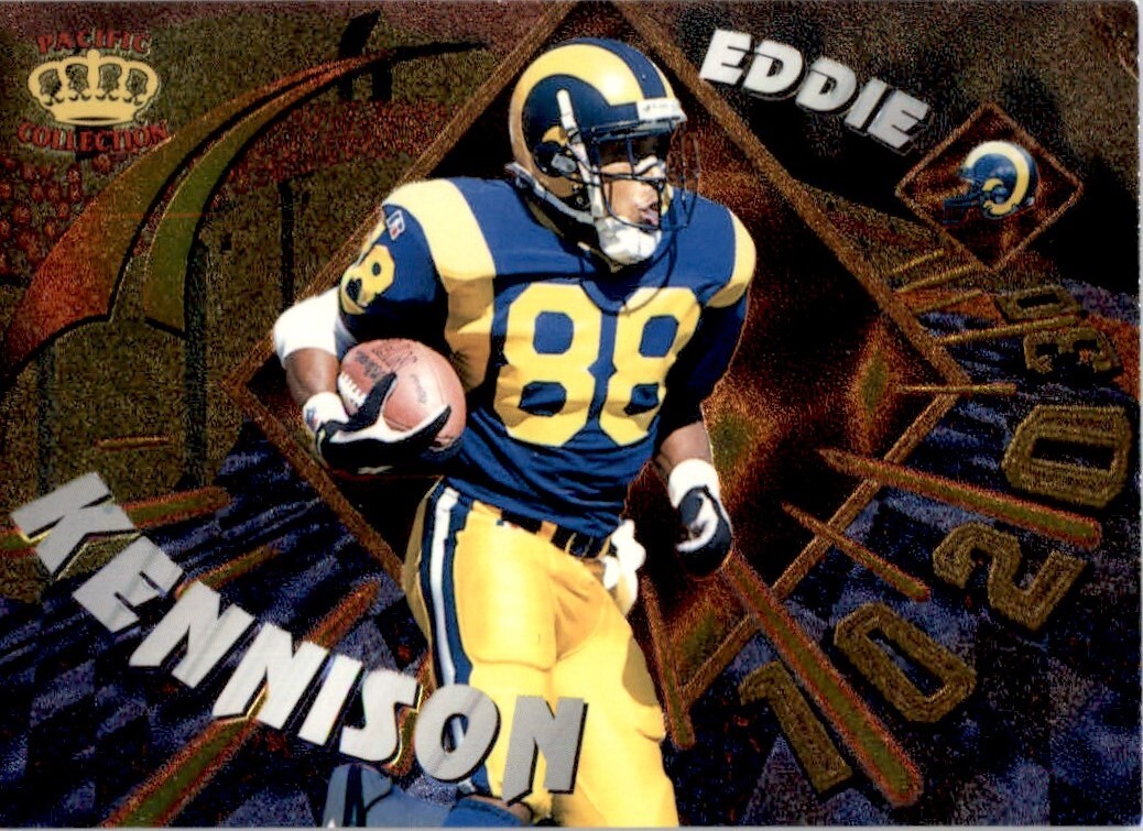 1997 Pacific Player of the Week Eddie Kennison St. Louis Rams #16 | eBay