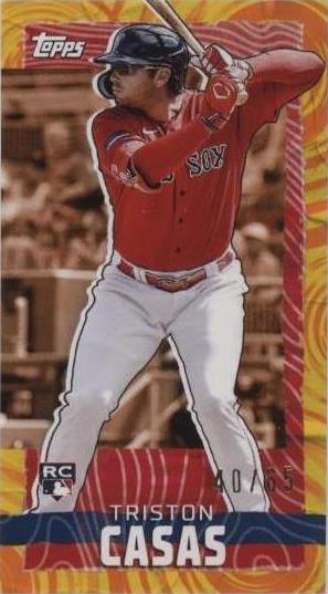 2023 Topps Rip - Mini Orange Yellow Ripples #MRIP-TC Triston Casas /65 ...