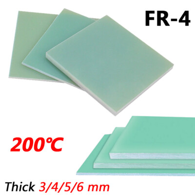 3mm - 6mm Thick Epoxyglass FR-4 Laminate Fibreglass Board Plate Sheet ...