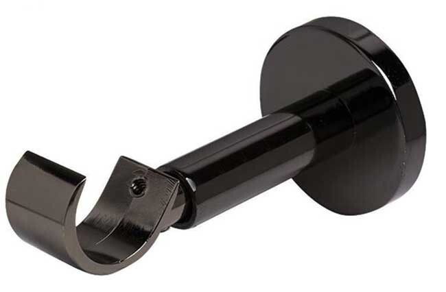 28mm IDC SINGLE SUPPORT BRACKET FOR HEAVY DUTY METAL CURTAIN POLE UK ...